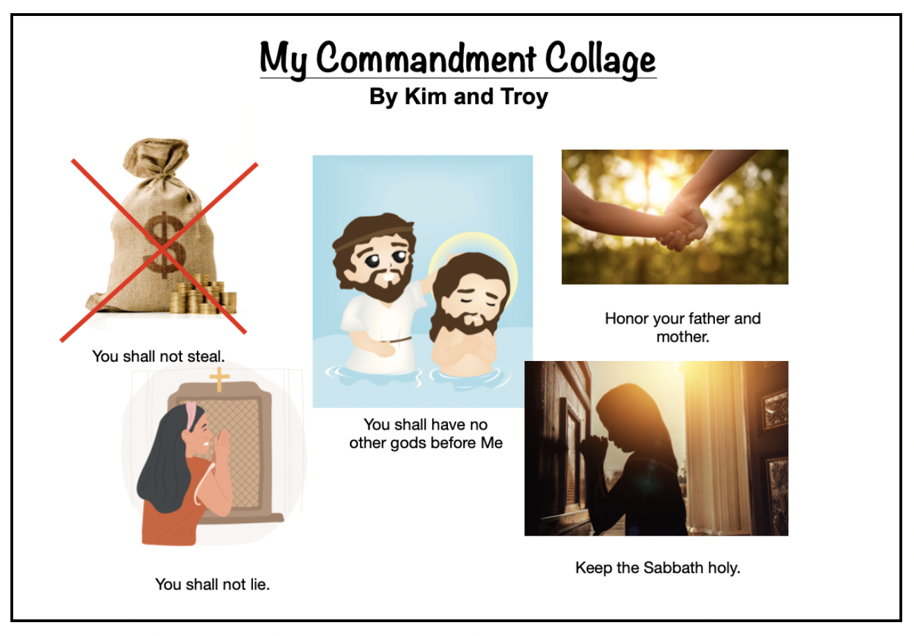 WebQuests: Ten Commandments - Catholic Teacher Resources